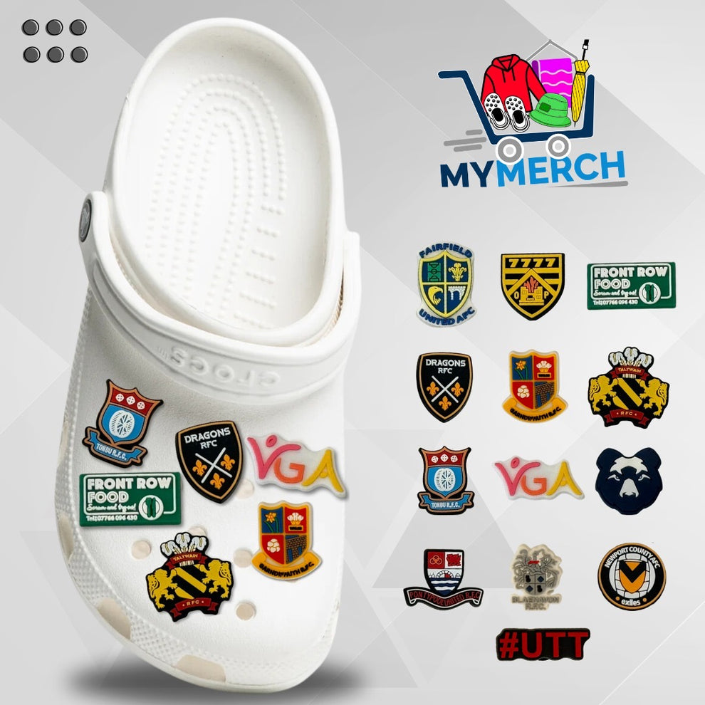 Custom Croc Charms – Personalised Shoe Accessories for Sports Teams ...